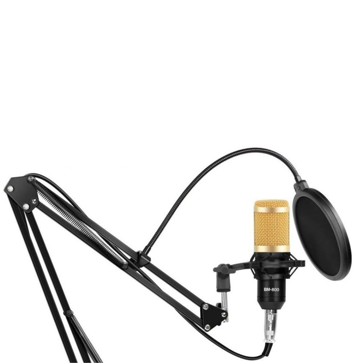 BM-800 Condenser Microphone Full Studio Setup - BM800 Complete Package Price Mic Condenser ...