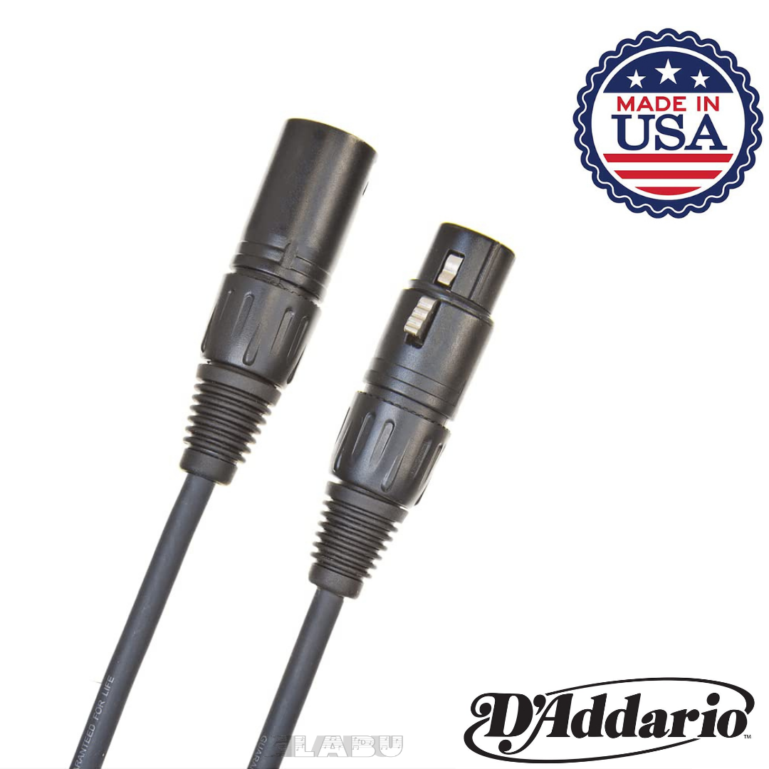 D'Addario Classic Series XLR Microphone Cable, 10 feet - Guitar Paradise