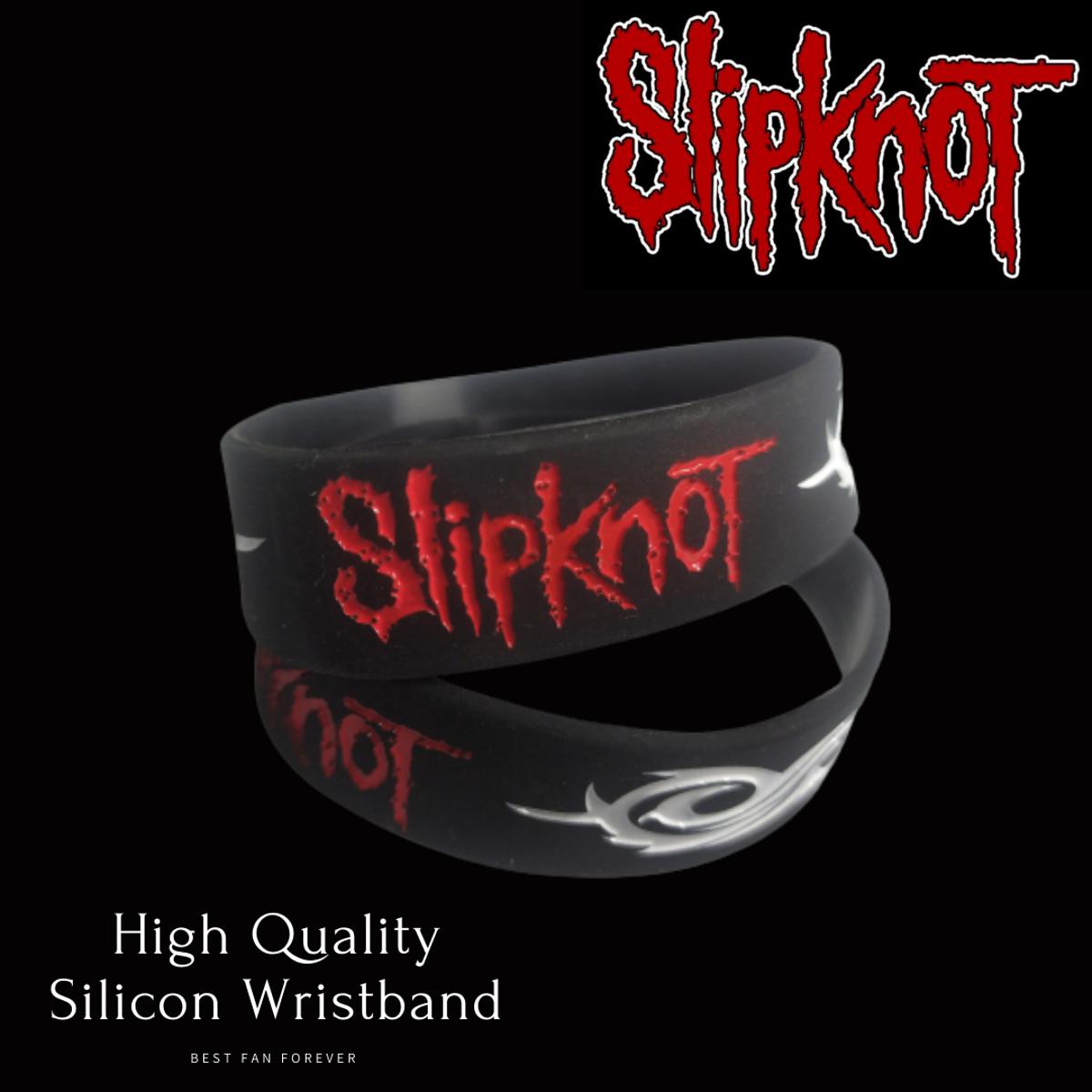 Slipknot American heavy metal band high quality Silicone Wristband ...