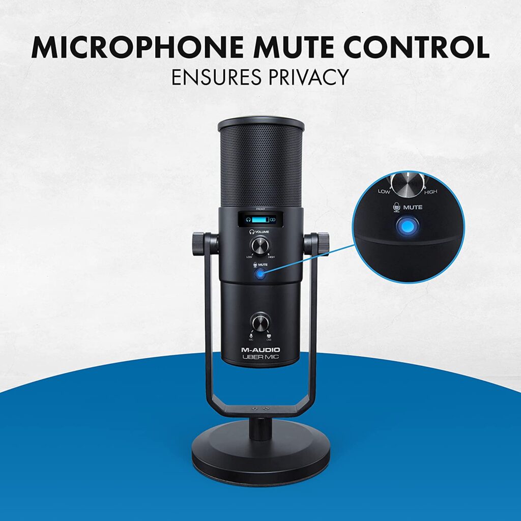 M-Audio Uber Mic Professional USB Microphone With Switchable Polar ...