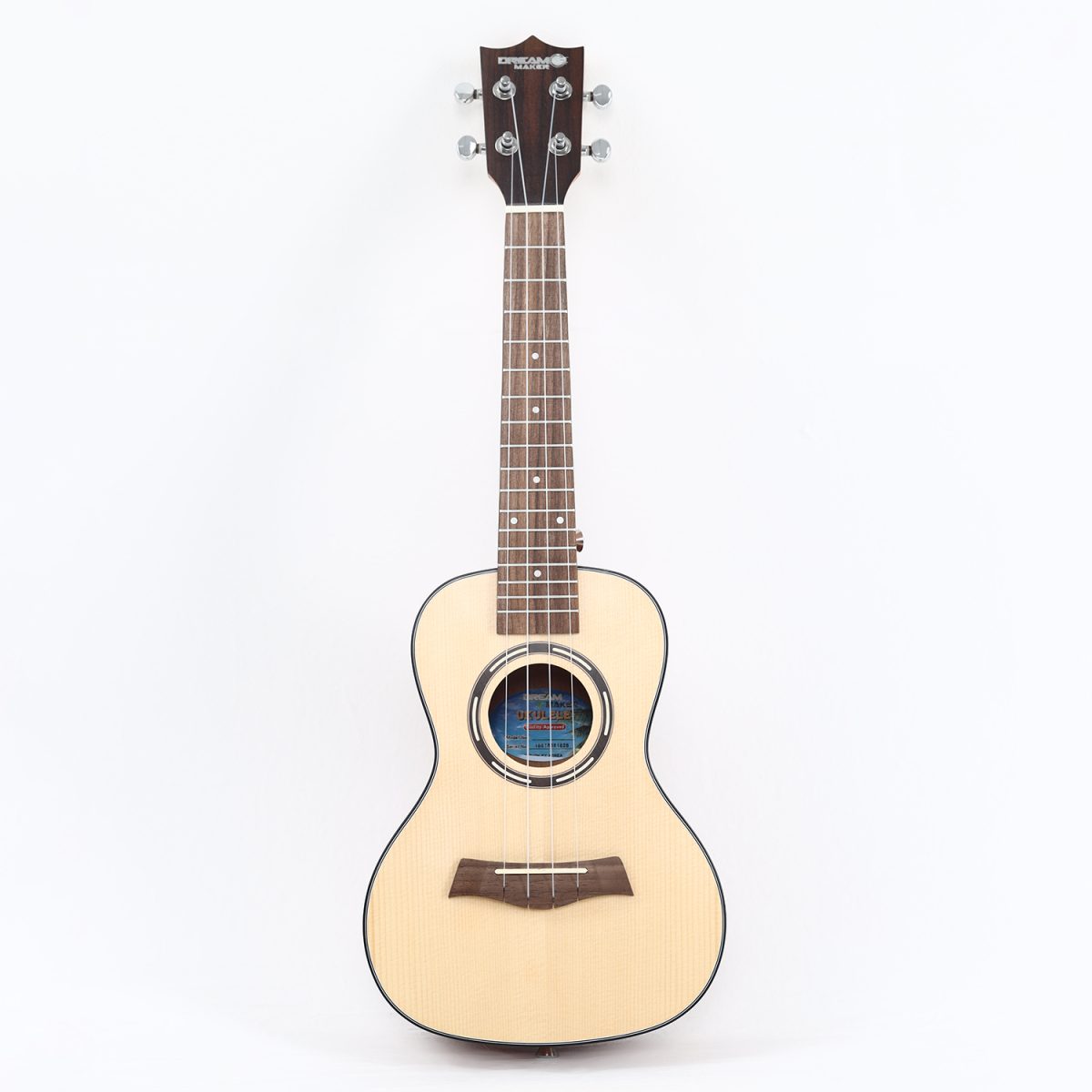Dream Maker Ukulele Concert Mahogany Natural With bag picks - Guitar ...