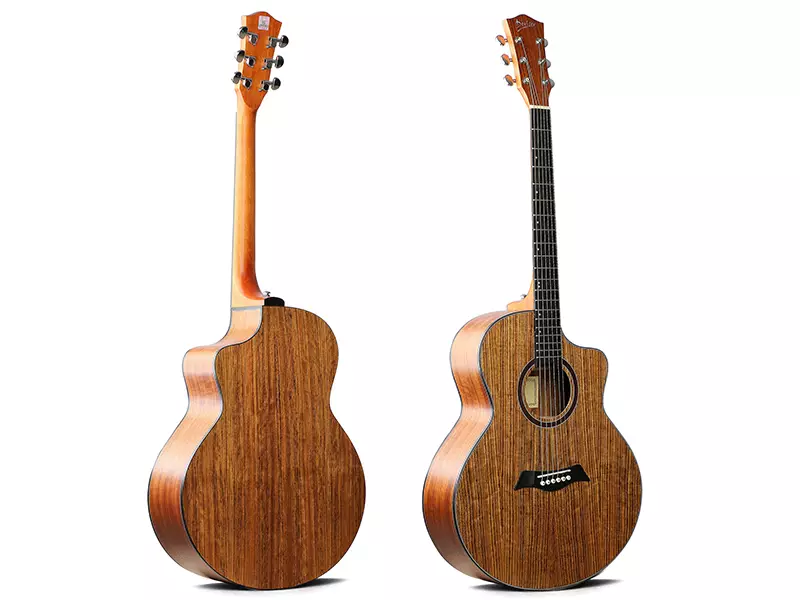 Deviser LS-150N-40 EQ KLT 17A- 40" Full Walnut Matt JF Cutaway Acoustic ...