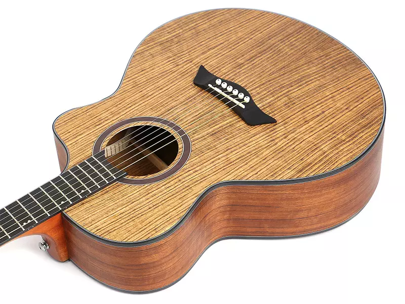 Deviser LS-150N-40 – 40" Full Walnut Matt JF Cutaway Acoustic Guitar ...