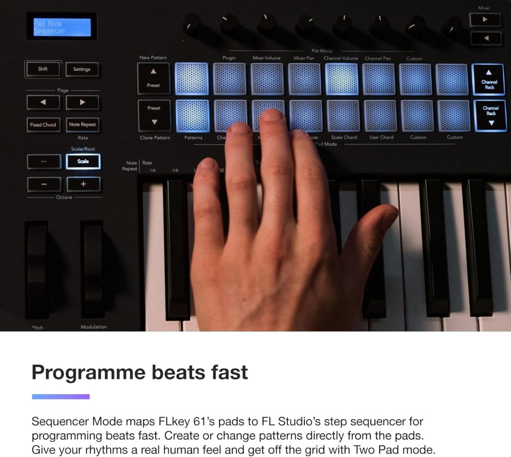 Novation FLkey 61 Keyboard Controller for FL Studio - Guitar Paradise