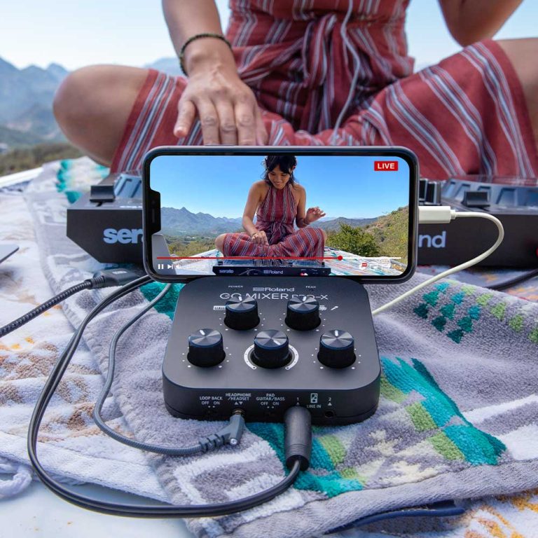 Roland GO:MIXER PRO-X Audio Mixer for Smartphones - Guitar Paradise